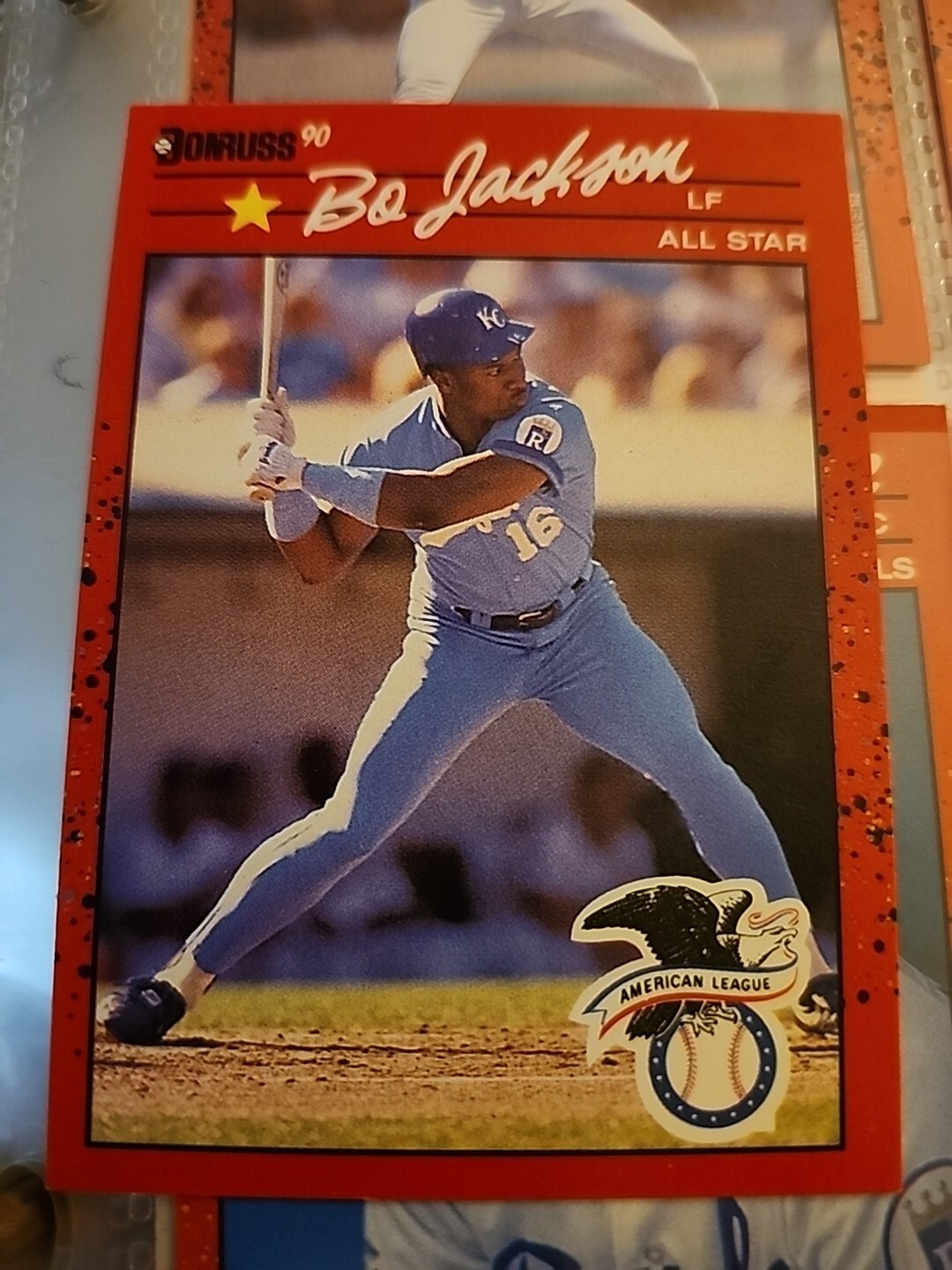 1990 Donruss Bo Jackson #650 MULTIPLE ERROR -No dot inc, No TM, ASGP 🔥 ...