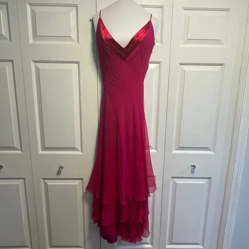 Danes Silk & Chiffon Layered Evening Dress | eBay