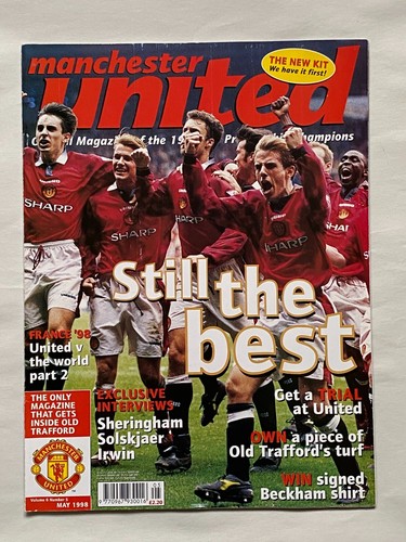 The Official Manchester United Magazine May 1998 (Still the Best) Vol 6 ...
