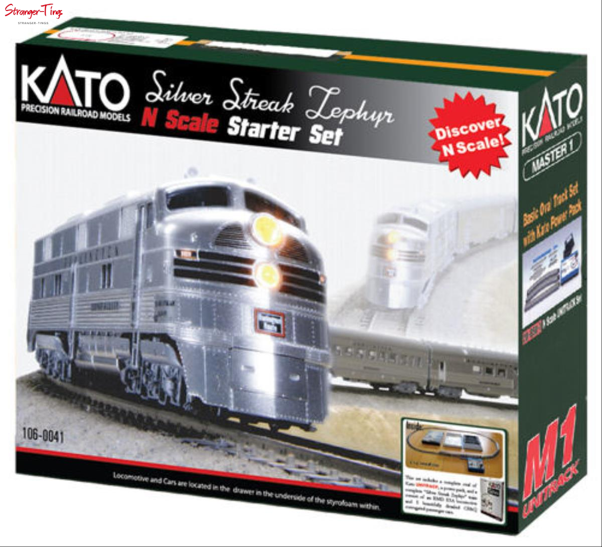 Kato Silver Streak Zephyr Train Set 1:160 Scale, N Gauge | eBay UK