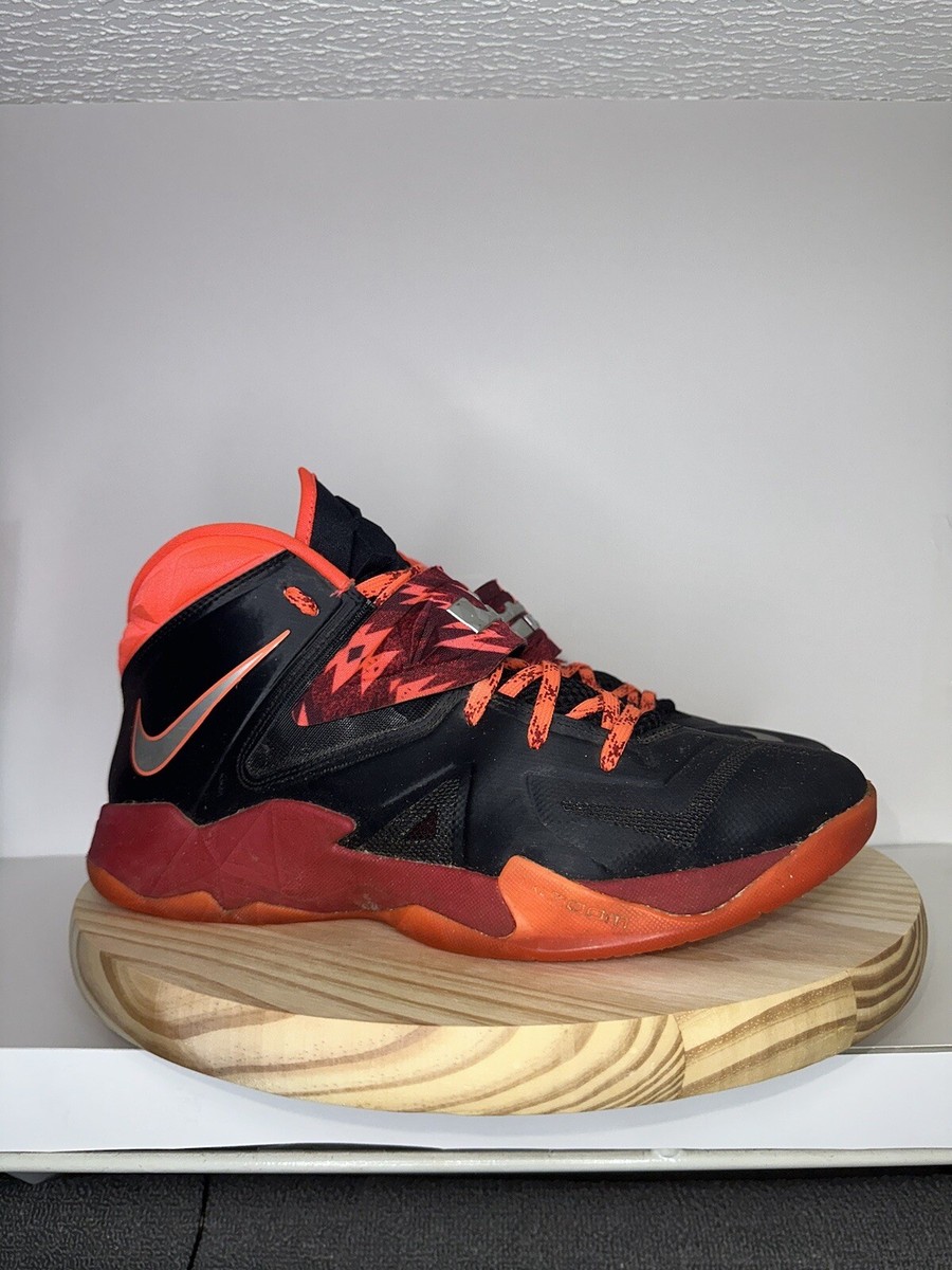 Lebron Soldier 7 Orange And Black NIKE ZOOM SOLDIER VII LASER ORANGE