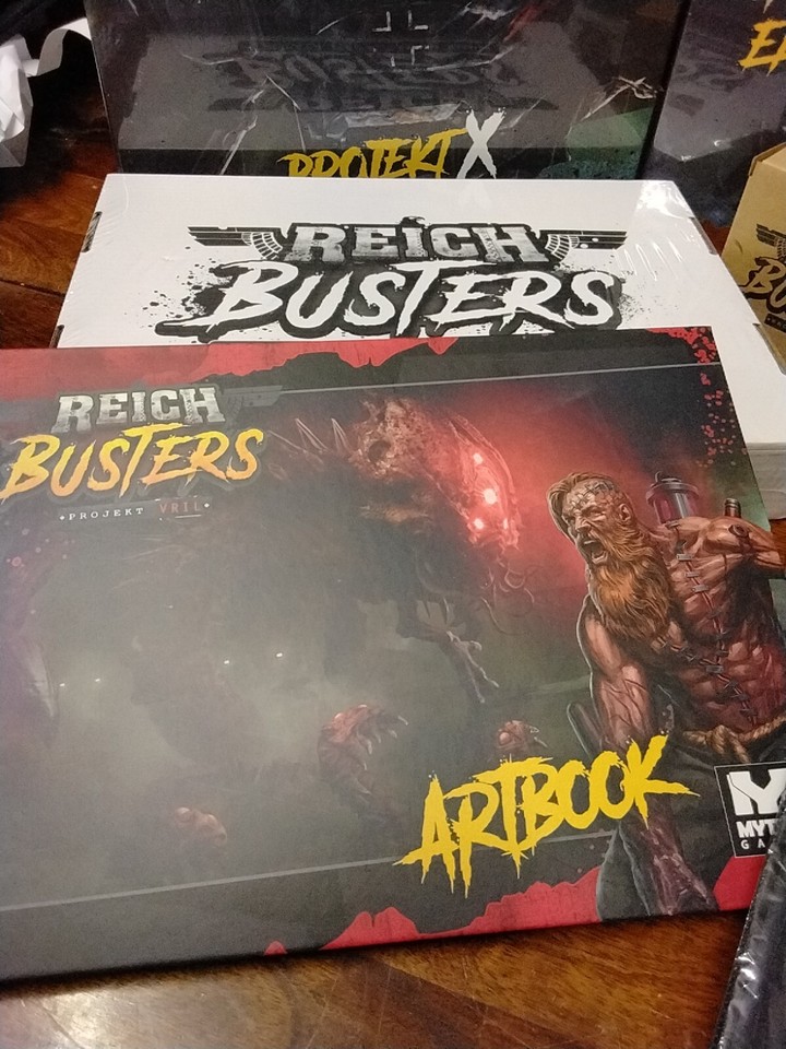 Reich Busters + expansions, Kickstarter, all brand new and sealed as ...