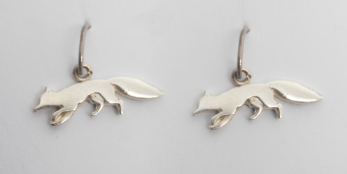 Fox: Drop Earrings Silver 925- Symbol Guile Cunning Intelligent | eBay