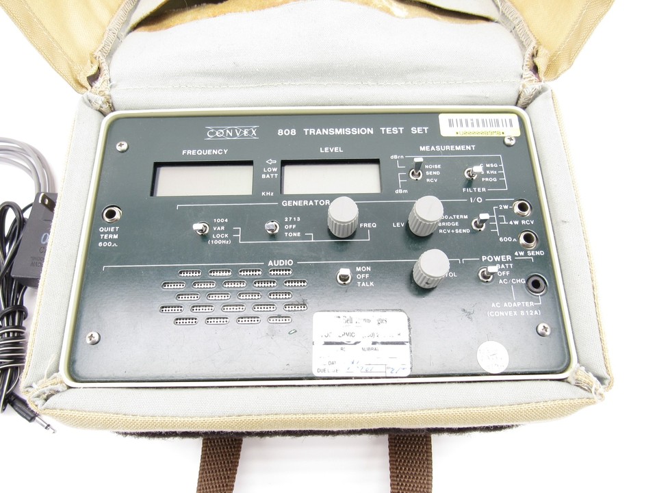 Convex 808 Transmission Test Set With Case | eBay