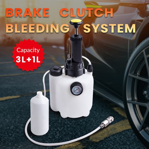 3L+1L Manual Pressure Brake Clutch Bleeding System Fluid Bleed Tool ...