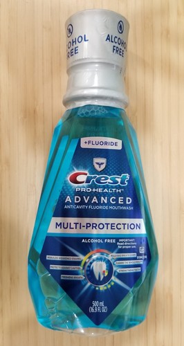 Crest Pro Health Advanced Multi-Protection Mouthwash, 500mL (16.9 Oz ...