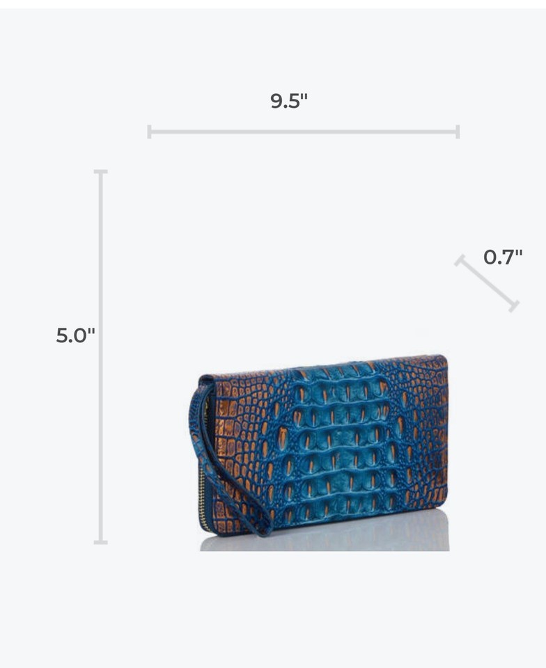 BRAHMIN DEEP AZURE MELBOURNE SKYLER/CLUTCH #HARD TO FIND # | eBay
