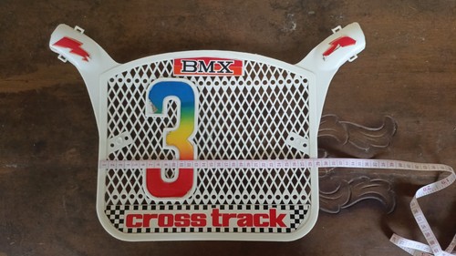Old School Mid School BMX Number Plate Number #3 | eBay