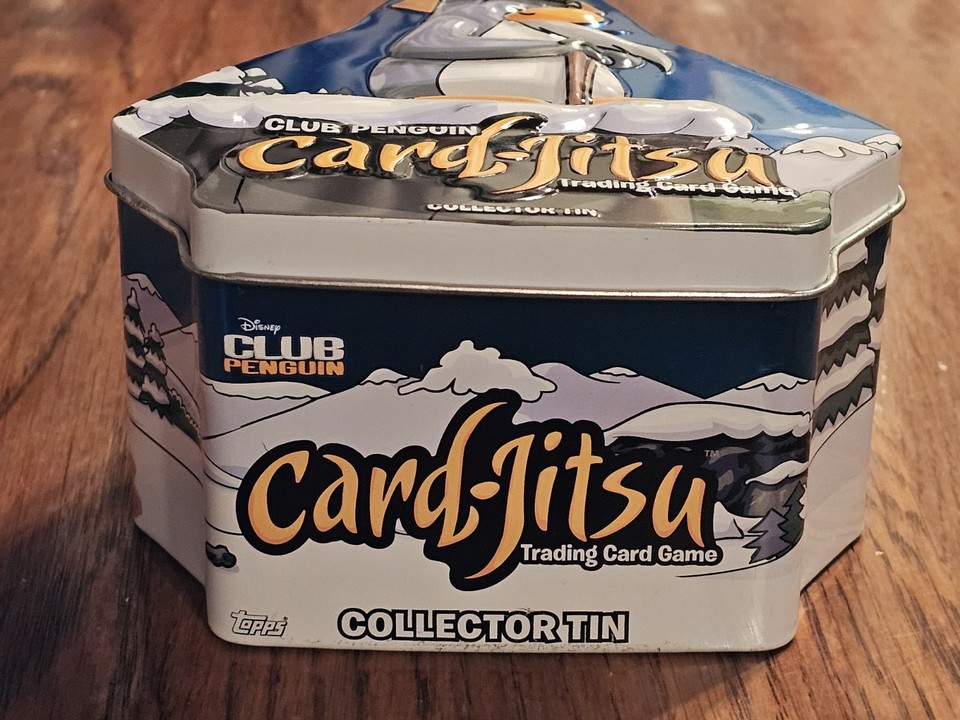 Disney Club Penguin Card Jitsu Trading Card Game Collector's Tin Lot | eBay