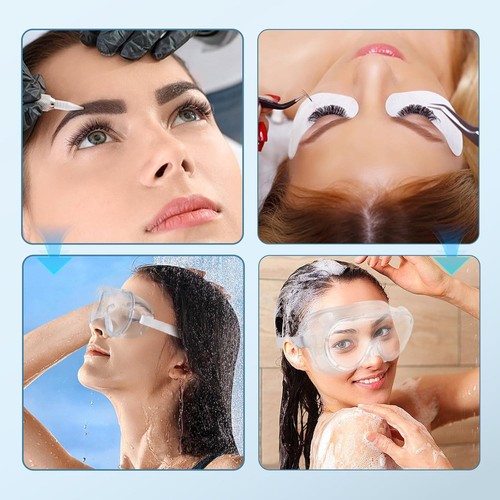 Adjustable Eyelash and Eyebrow Protector Shower Goggles Shield:... | eBay