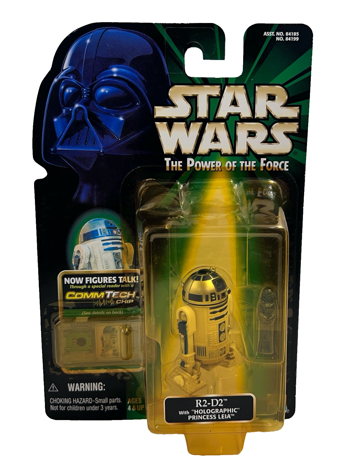 Star Wars Power of the Force CommTech R2-D2 with Holographic Princess ...