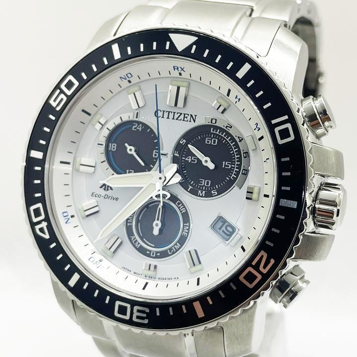 CITIZEN Promaster Eco-Drive Panda Dial Solar Chronogr… - Gem