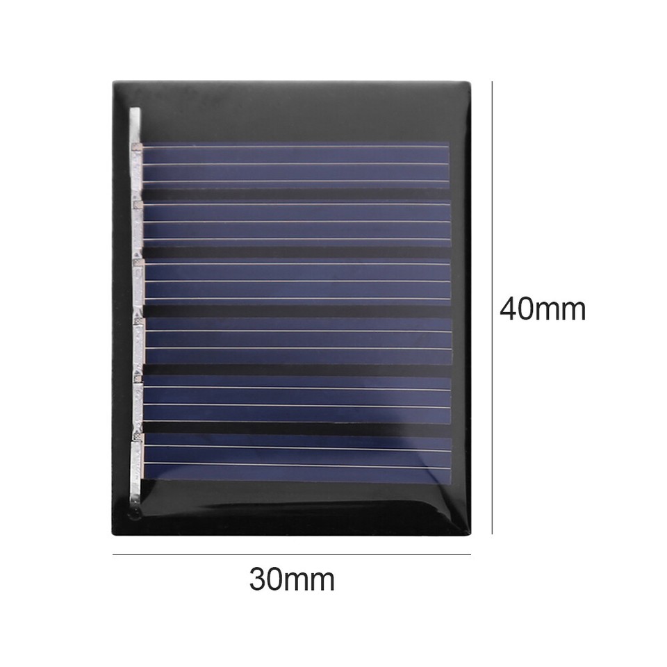 3V 50mA 0.15W Solar Panel Mini Solar Cell for DIY Lighting System (2pcs ...