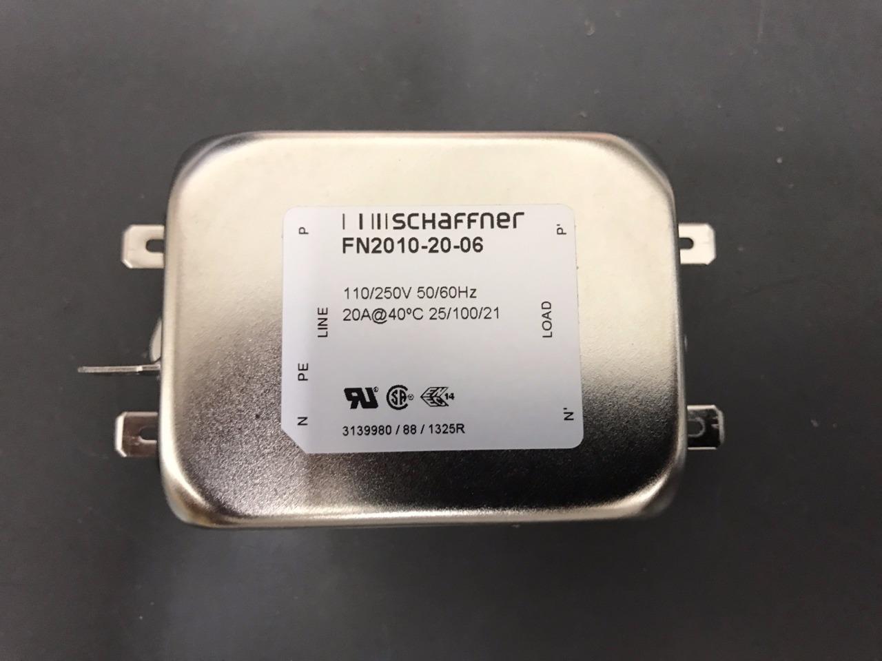 Schaffner P/N: FN2010-20-06. LINE FILTER 250VAC 20A CHASS MNT | eBay