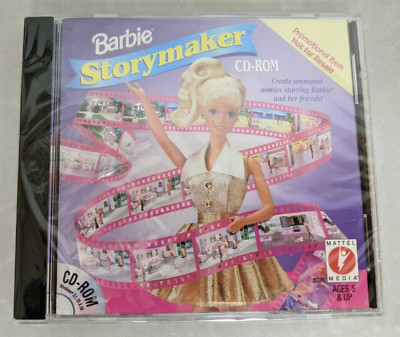 NEW Barbie Storymaker - PC Game CD-ROM 1999 Vintage Educational Promo ...