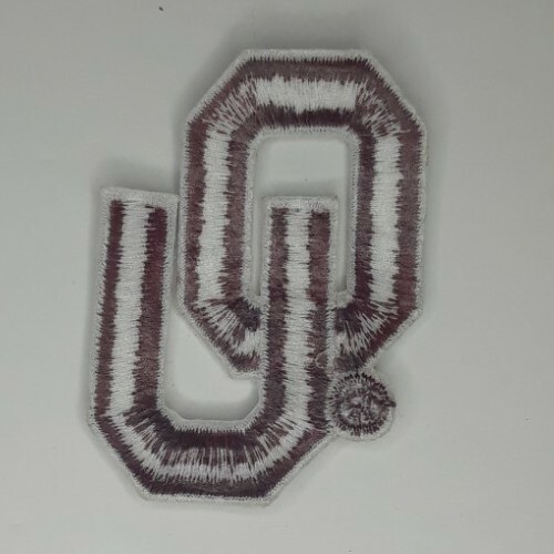 5 Oklahoma Sooners Iron on Patches Embroidered Hat Badge Patch Applique ...