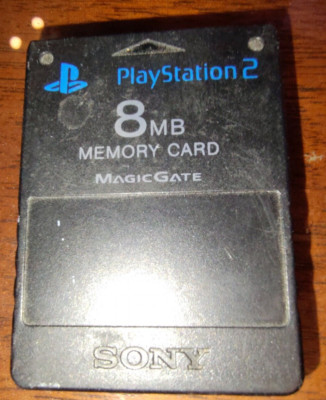 Sony PlayStation 2 Memory Card 8MB Magic Gate PS2 #N1158 SCPH-10020 | eBay