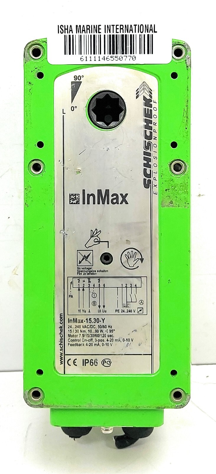 SCHISCHEK INMAX-15.30-Y ELECTRIC ACTUATOR 6111146550770 | eBay