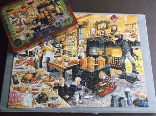 Waddingtons Limited Edition 'A Festive Feast' 1000 piece jigsaw puzzle ...