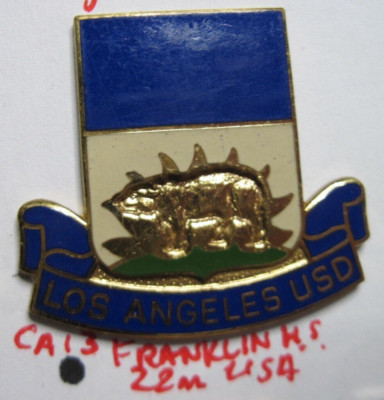 Army DUI DI CB FRANKLIN HIGH SCHOOL JROTC ROTC Program 22m USA Los ...