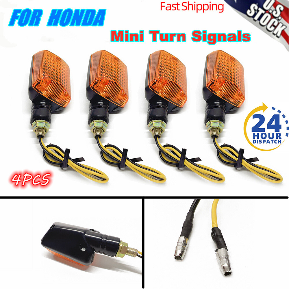 For Honda CB 250 350 Nighthawk 250 Shadow 750 Motorcycle Mini Turn ...