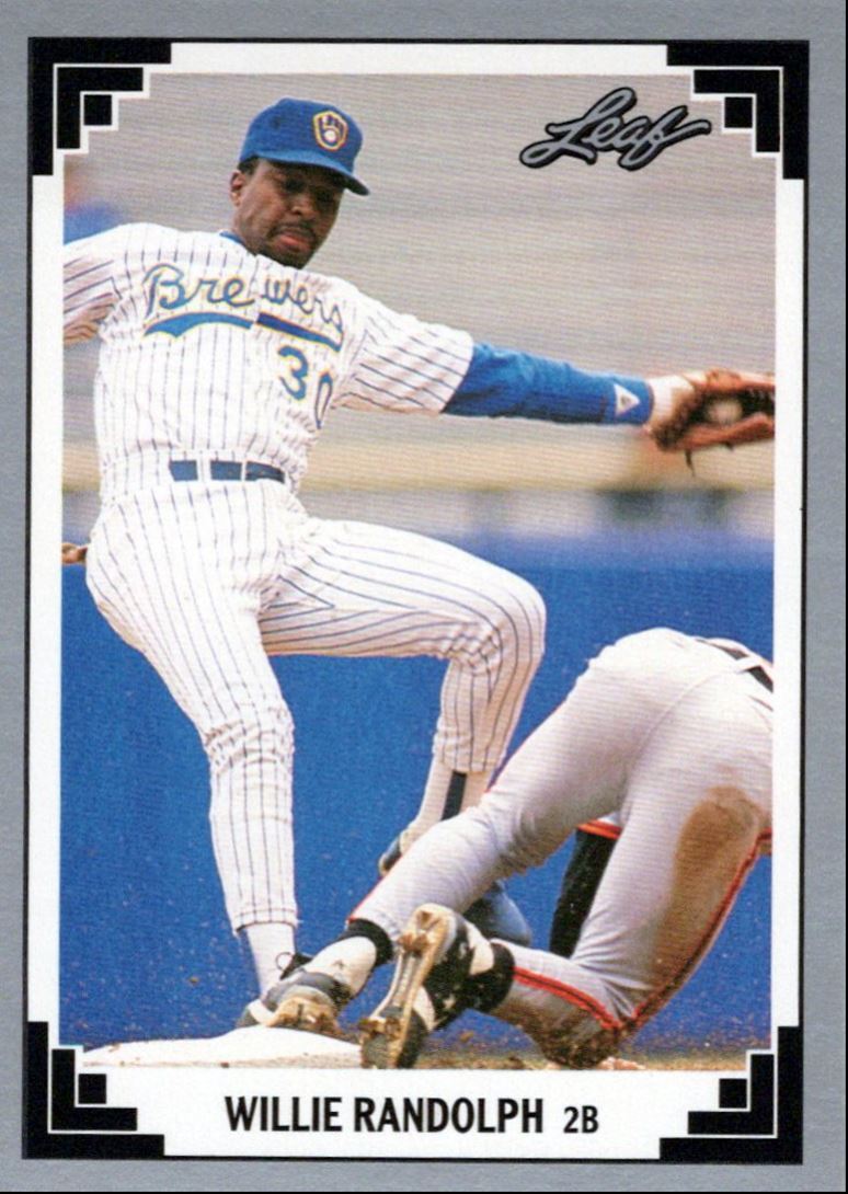 1991 Leaf Willie Randolph Milwaukee Brewers #419 | eBay