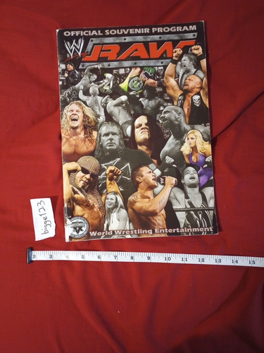 Lot of 2 WWE Official Souvenir Tour Program Books, 2011 & 2004 ...