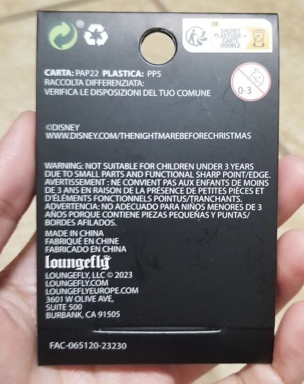 Loungefly Disney's Nightmare Before Christmas Lock, Shock & Barrel Dome ...