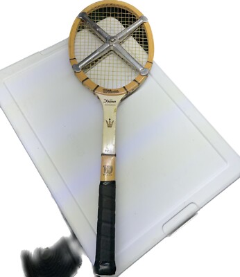 Vintage Wilson The Jack Kramer Autograph Speed Flex Fibre Faced Tennis ...
