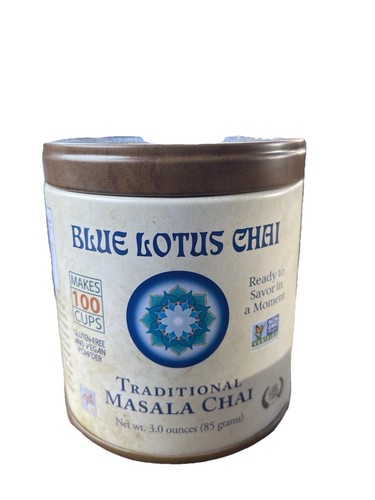 1 Blue Lotus Chai Traditional Masala Chai Gluten Free And Vegan Powder ...