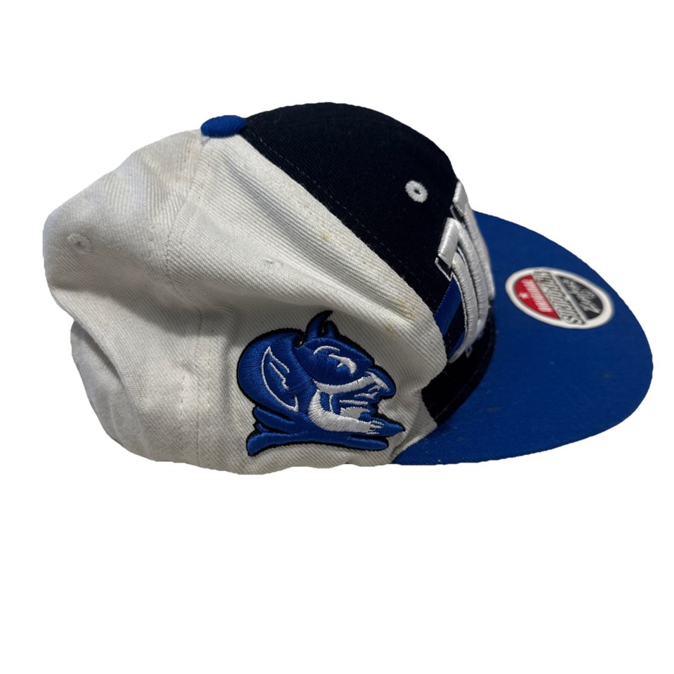 Duke Blue Devils NCAA Zephyr Blue White Snapback Logo Hat Cap Sports ...