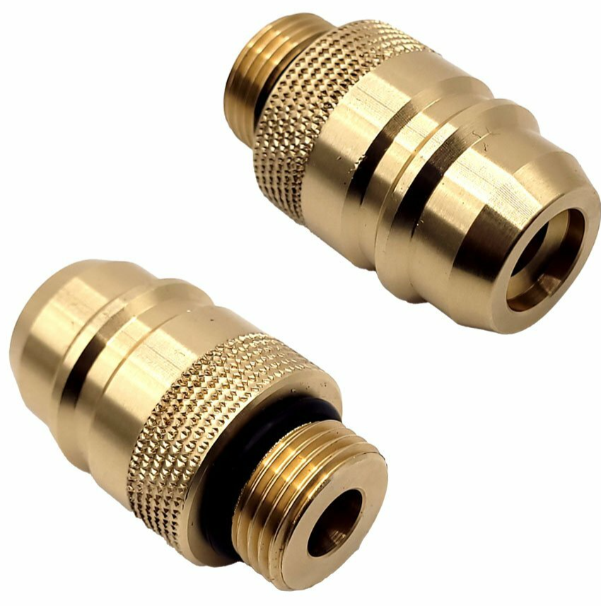 LPG Euro Gas Bottle Refill Non Return Valve Euronozzle Adapter 2 M ...