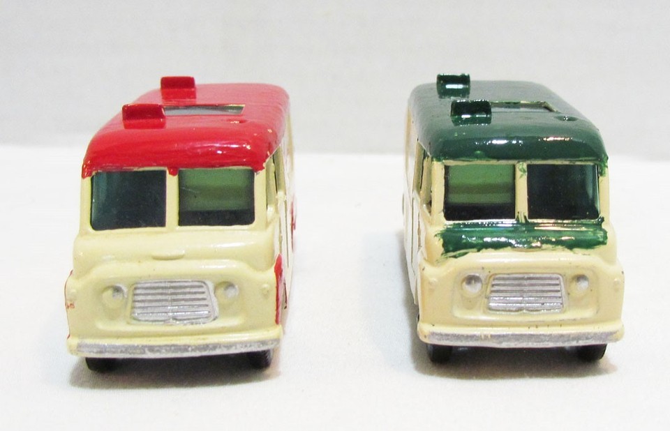 LESNEY MATCHBOX TV REPAIR VAN no. 62 VINTAGE DIE-CAST PAIR RENTASET ...