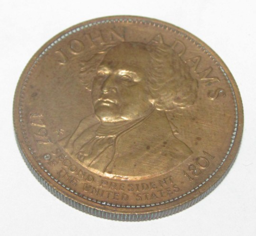 John Adams President USA Souvenir Token Medal Collector's Coin | eBay