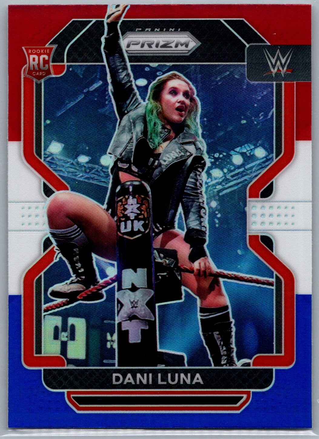 2022 Panini Prizm WWE #110 Dani Luna Red White Blue Prizm RC NXT UK | eBay