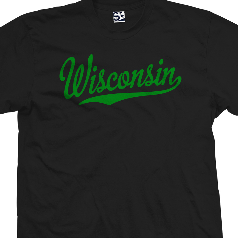 Wisconsin Script Tail Shirt | Star Sports Team Badgers Unisex | eBay