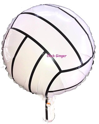 Netball Volleyball Foil Balloon Helium Quality Girl Ball Sports ...