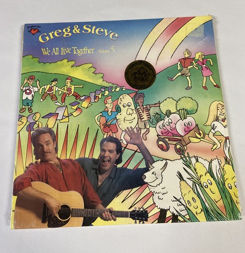 LOT Vintage Vinyl GREG & STEVE Records WE ALL LIVE TOGETHER Volumes 1/3 ...