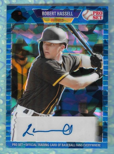 ROBERT HASSELL III 2021 LEAF PRO SET SP ROOKIE RC AUTOGRAPH AUTO CARD ...