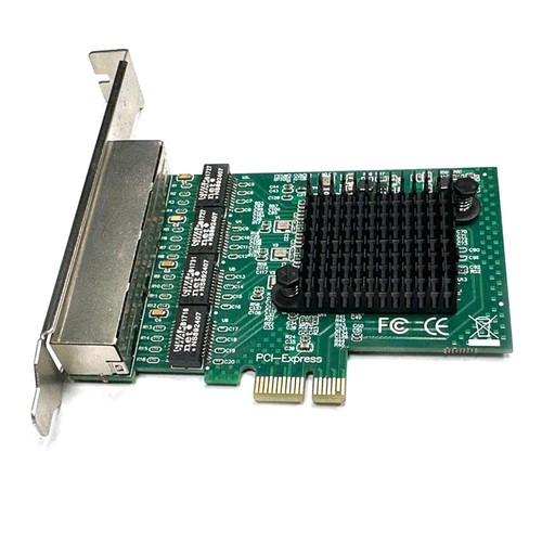 4Port Gigabit Mini PCI-e PCIe Network Adapter Card NIC For Realtek ...