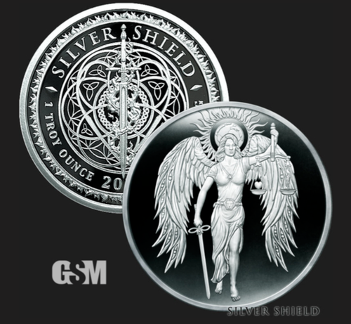2024 Silver Shield LADY JUSTICE 1 Troy oz .999 Fine Silver Proof Round ...