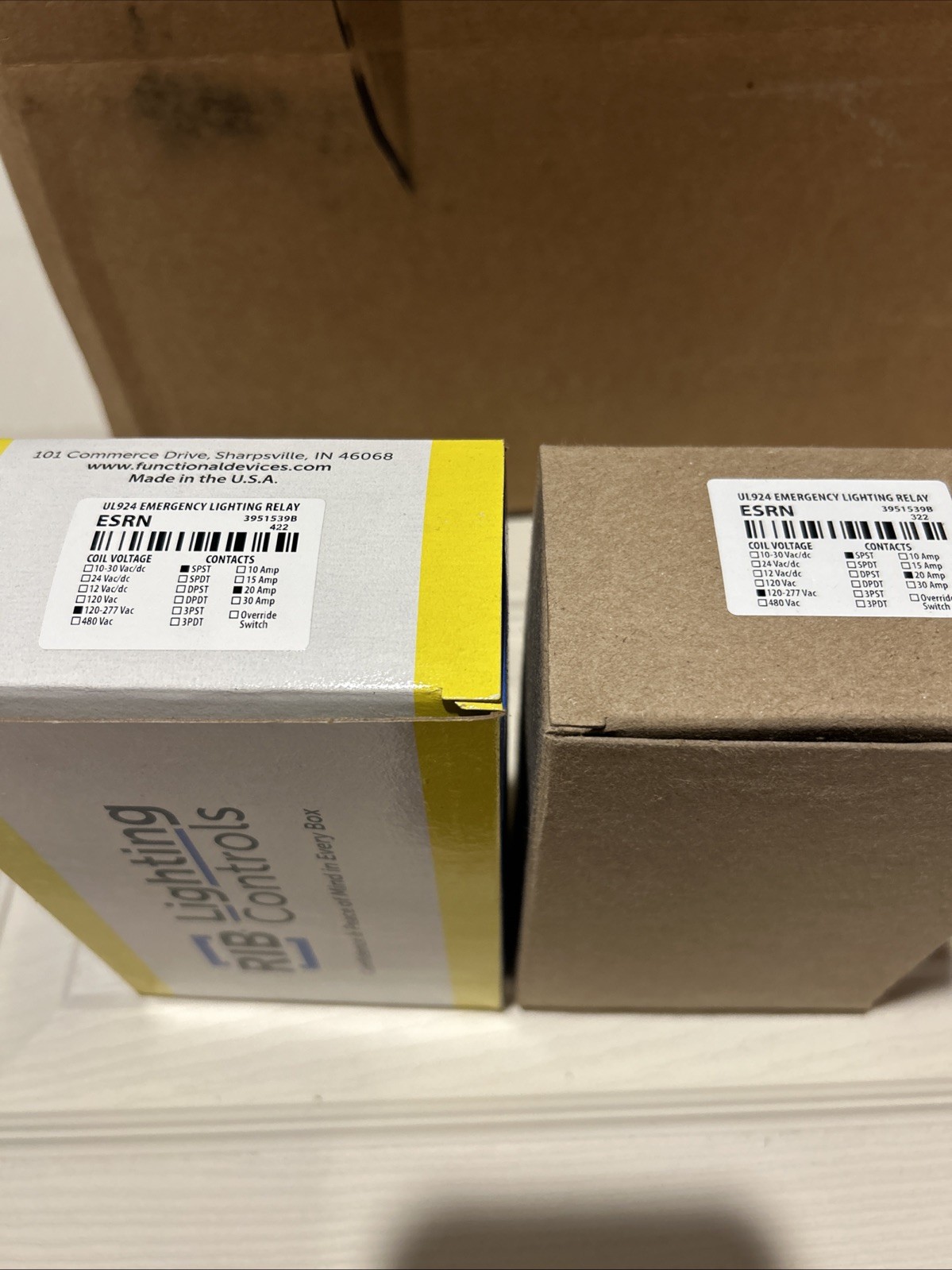 RIB LIGHTING CONTROLS ESRN EMERGENCY LIGHTING RELAY | eBay