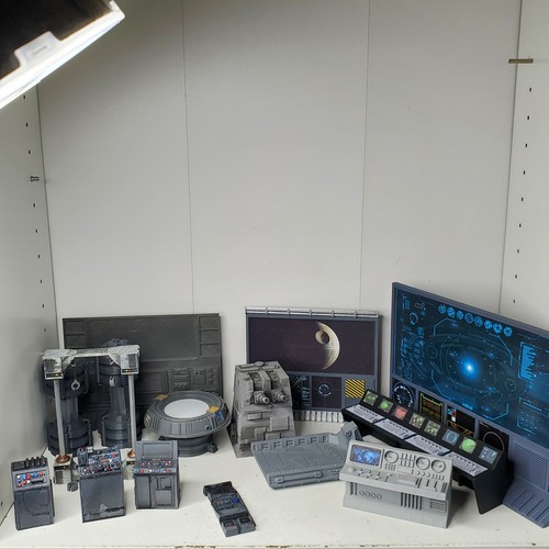 Custom Large Lot of Death Star Computers for 3.75 IN (1:18) Figure ...