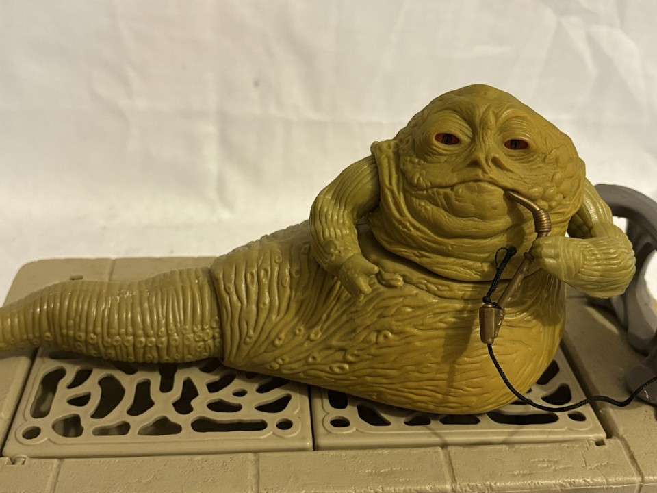 Vintage Star Wars Jabba the Hutt Playset Action Figure Kenner 1983 ...