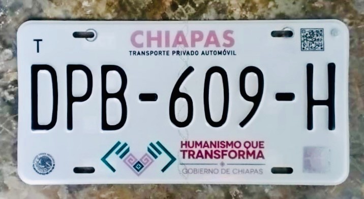 CHIAPAS MEXICO License plate Expired | eBay