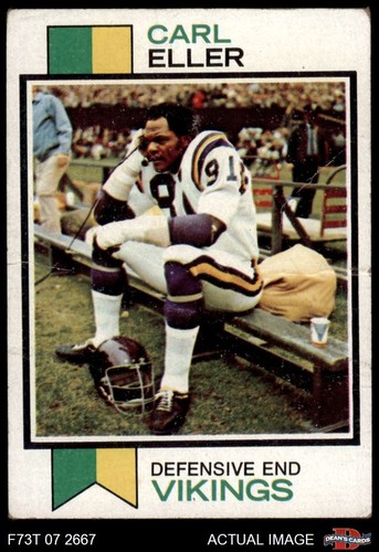 1973 Topps #211 Carl Eller Vikings HOF Minnesota 1.5 - FAIR | eBay