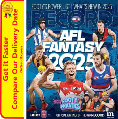 2025 AFL Record Magazine AFL Fantasy Season Player Draft Guide | eBay ...