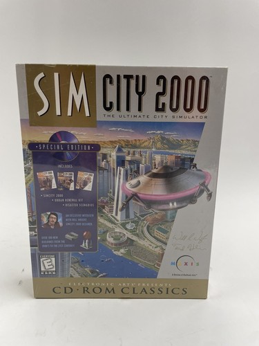 Sim City 2000 Macintosh Power Windows Special Edition Big Box Sealed ...