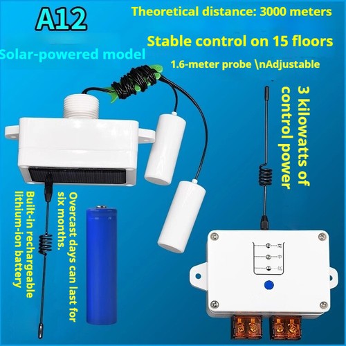 Water Level Controller Remote Control Tower Float Automatic Pumping ...