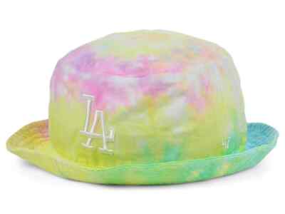 47' Brand Los Angeles Dodgers MLB Yellow Tie Dye Boonie Truckin' Bucket ...